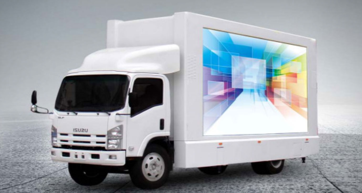 LED vehicle display screen